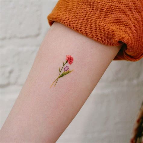 27 Beautiful Carnation Tattoo Ideas And Their Symbolism Carnation