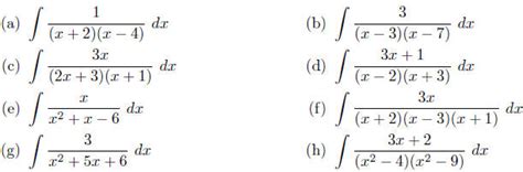 integration of rational functions