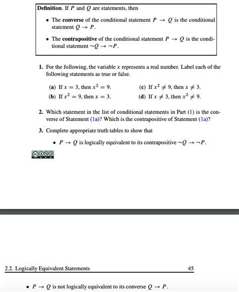 solved definition if p and q are statements then the