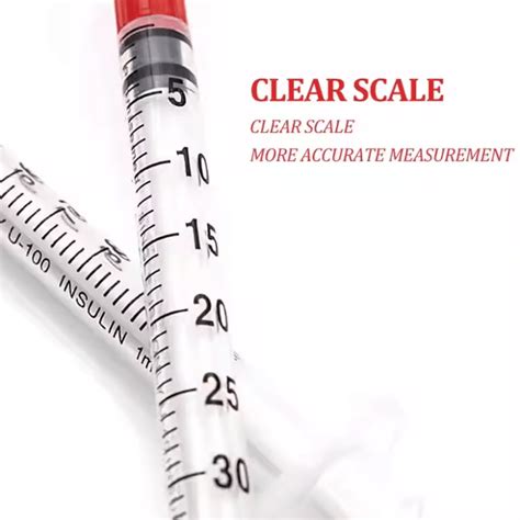 31 Gauge Needle 1ml Insulin Syringe Wholesale Chinese Medical