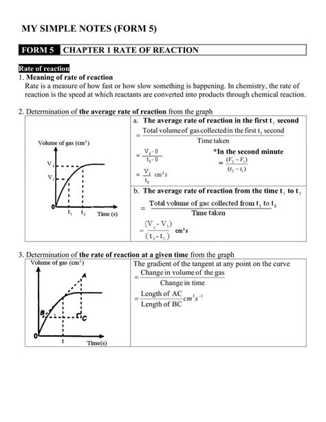 Spm Chemistry Form 5 Full Notes Chemistry Form 5 Spm Thinkswap