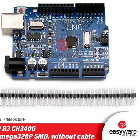 Jual Arduino Uno R3 Smd Clone Tanpa Kabel Shopee Indonesia