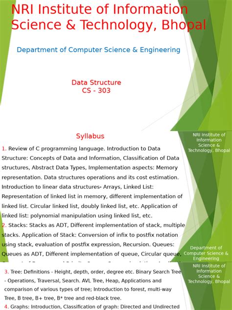 Data Structure Ppt Pdf Pointer Computer Programming Data Structure