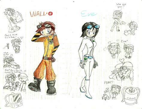 Wall E And Eve [human Version] By Chrisz2006 On Deviantart