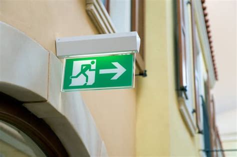 Emergency Exit Light Sign Photos By Canva