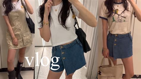Vlog 자라 Zara 신상 하울 홈트 5분하고 룰루레몬가서 운동복쇼핑하기 스포티앤리치 명란파스타 만들기 쇼핑브이로그