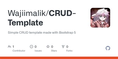 GitHub Wajiimalik CRUD Template Simple CRUD Template Made With Bootstrap