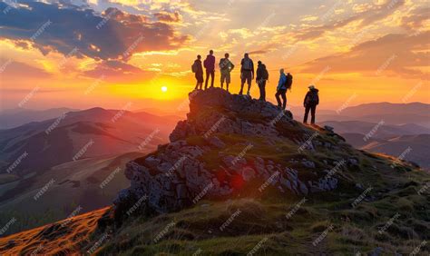 Premium Photo Team Building Concept And Friends Together Hiking Up In