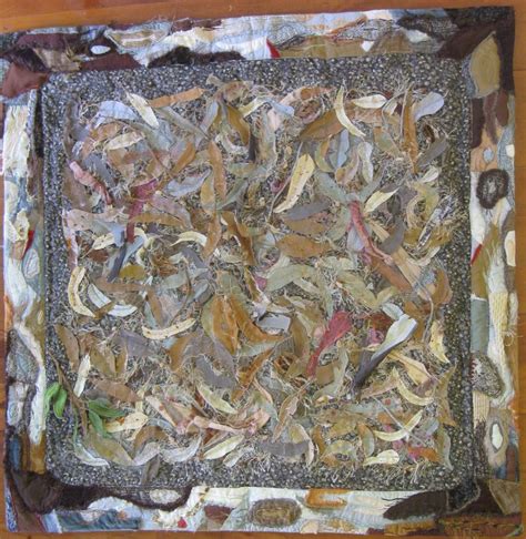 Leaf Litter Art Quilt Inspired By Fallen Leaves At Griffith University