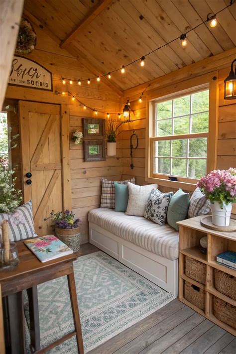 Decorating Small Shed Outdoor Shed Decorating Ideas Cozy Garden Shed
