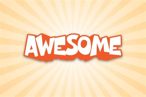 Premium Vector Awesome Editable Text Effect