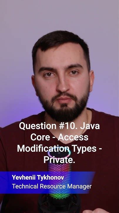 The Private Access Modifier Within An Anonymous Inner Class Java Dev Developer Tech Youtube