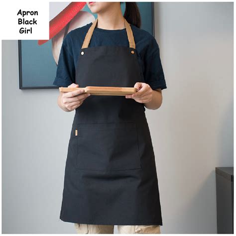 Ready Stockcafe Barista Kitchen Premium Apron Unisex With Two Waist