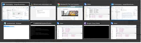 Efficient Desktop Environment Under Windows Using Virtual Desktops And Vdesk The Lazy Economist