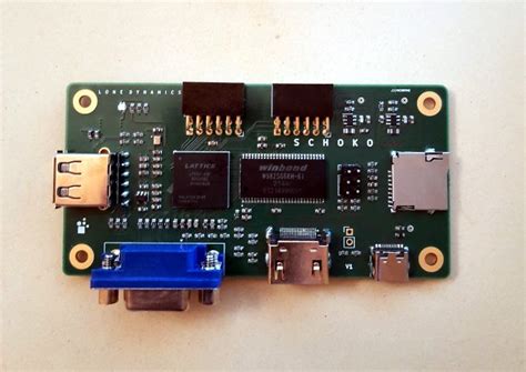 Schoko Computer Equipped With Lattice Fpga And Runs On Linux