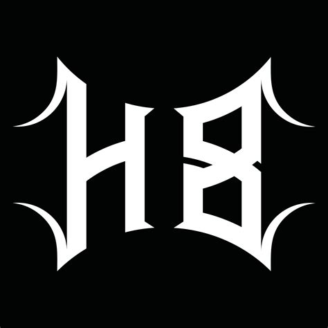 Hb Logo Monogram With Abstract Shape Design Template 16580371 Vector Art At Vecteezy