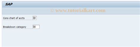 CX A SAP Tcode Create Breakdown Categories