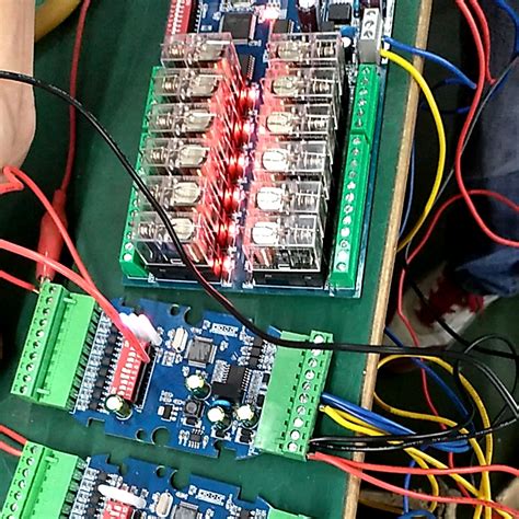 Huaqingjun 4 채널 Rs485 Modbus Rtu Ai 0 5v 0 10v 아날로그 입력 모듈 온도 송신기 Buy 4 채널 Rs485 통신 아날로그 입력 모듈