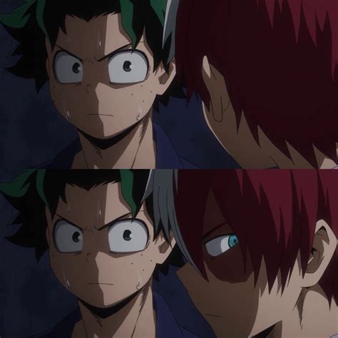 Midoriya Izuku Todoroki Shouto Boku No Hero Academia I Kid You Not