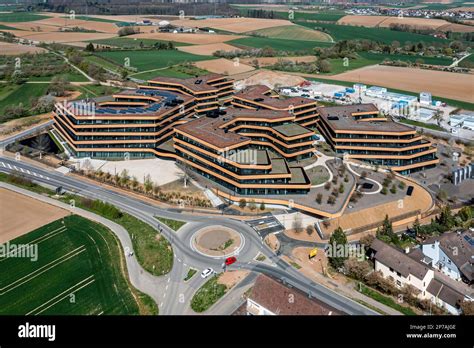 Lidl Head Office Of The Food Discounter Drone Photo Bad Wimpfen Baden Wuerttemberg
