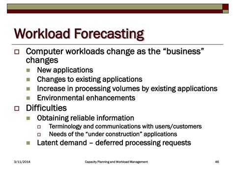 Ppt Capacity Planning And Workload Forecasting Powerpoint
