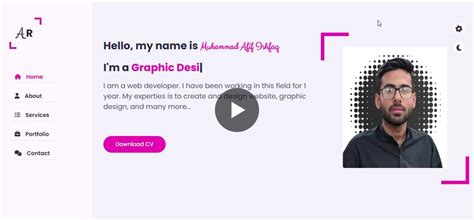 Webdevelopment Practiceproject Frontenddevelopment Responsivedesign Afif I