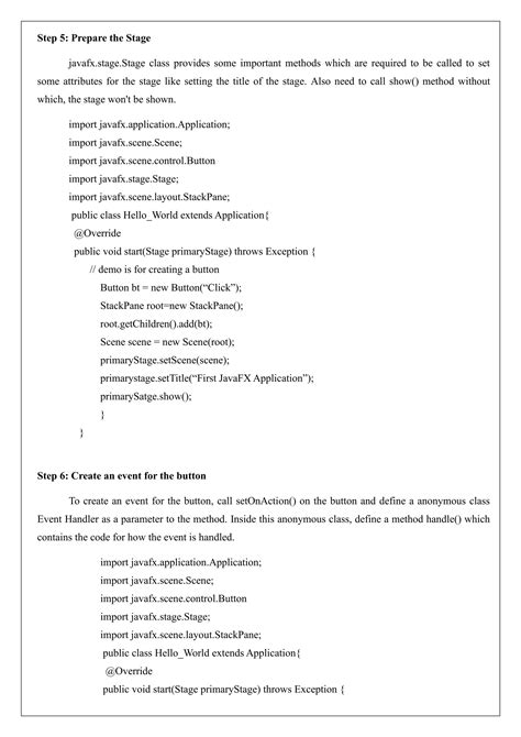 Unit 5 Javafx Event Handling Controls And Componentspdf