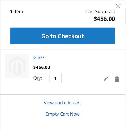 Magento How To Add Empty Cart Button To Minicart Magento Stack Exchange