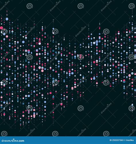 Abstractly Arranged Dots On Blue Background Stock Vector Illustration Of Marriage Center