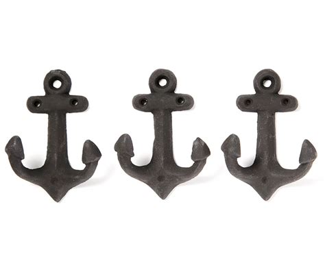 Cast Iron Anchor Hooks 3 Piece Set Big Lots