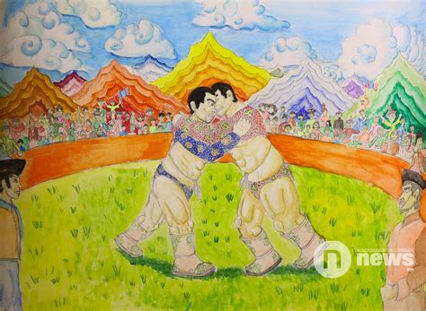 Хүүхдийн ертөнц зургийн уралдааны 10 14 насны ангиллын шилдэг бүтээлүүд News Mn