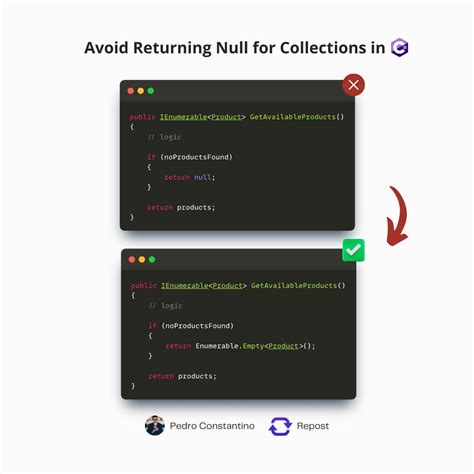 csharp dotnet cleancode bestpractices programmingtips pedro