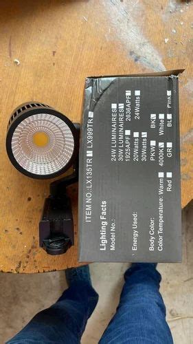 Led Track Light Lx Tr W Pkw K Round Warm White At Piece In New Delhi