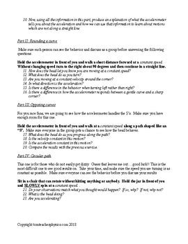 The Accelerometer By Tom Teaches Physics Teachers Pay Teachers