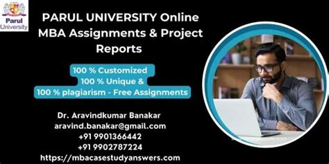 Parul Mba Solved Assignments I Parul Bba Assignments I Parul Bca Solved Assignments At ₹ 500
