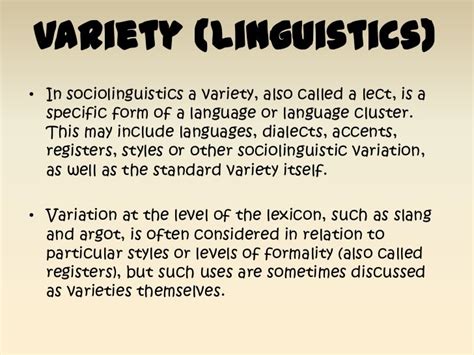 language dialect and variation sociolinguistic