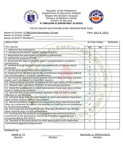 Fgd Template Pdf