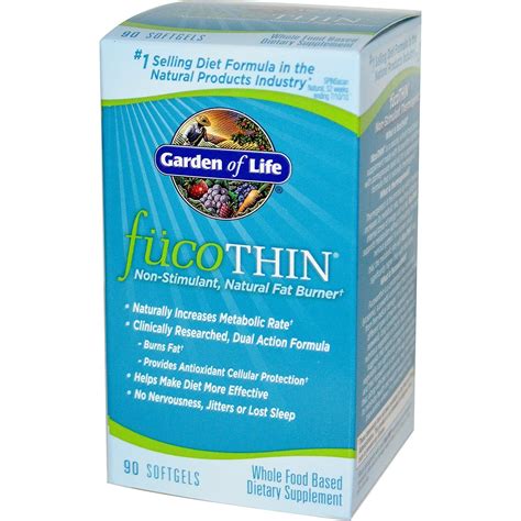 Garden Of Life Fucothin Non Stimulant Natural Fat Burner 90