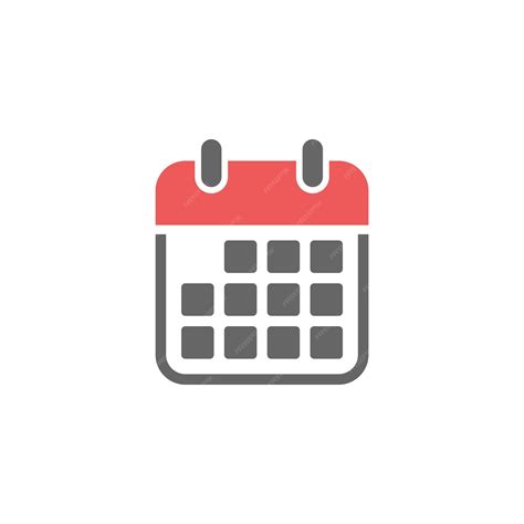 Premium Vector Calendar Icon Vector Logo Template