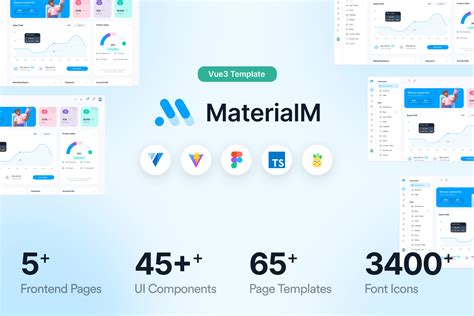 Materialm Vuejs Vuetify Admin Template