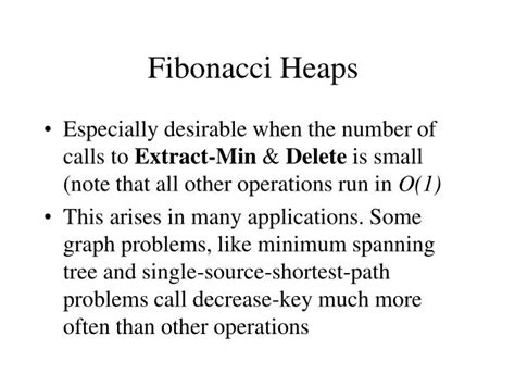 Ppt Fibonacci Heaps Powerpoint Presentation Free Download Id3010313