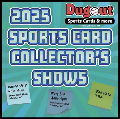 Kansas City Metro Area Sportscards And Memorabilia Shows There Are 2 Shows Im Aware Of This