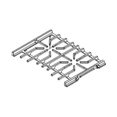 Whirlpool W11182115 Range Surface Burner Grate Kit Genuine Oem Part
