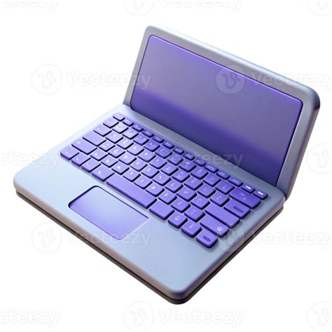 Magnificent Artistic Modern Laptop Keyboard Close Up View Isolated