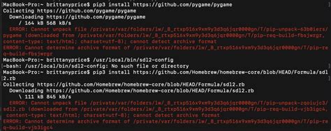 Building Error With Macos Big Sur 1101 · Issue 2346 · Pygamepygame · Github