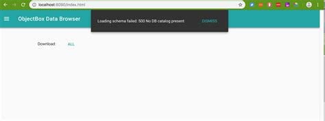 Loading Schema Failed 500 No Db Catalog Present · Issue 629 · Objectboxobjectbox Java · Github