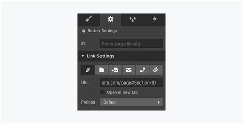 section link webflow university