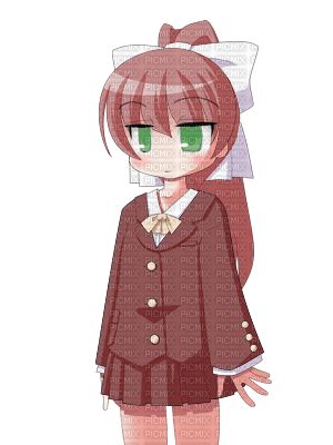 Character Nantokaki Monika Doki Literature Club Ddlc Anime