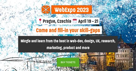 Webexpo Conference April 19 And 20 Tickets On Sale Now