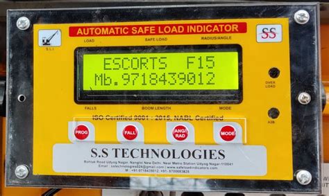 Automatic Safe Load Indicator Manufacturer Supplier From Delhi India